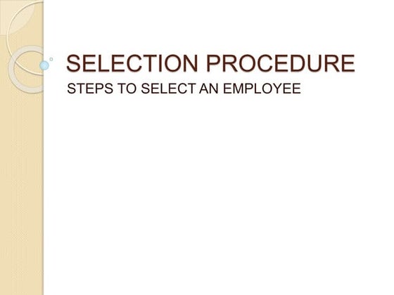 Epso Selection Procedure | PPT