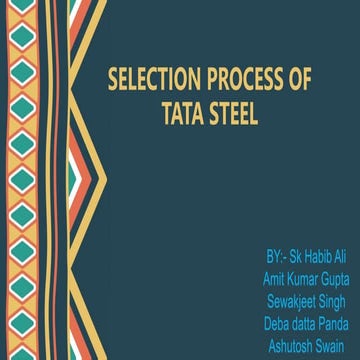 SELECTION PROCESS OF TATA STEEL.pptx