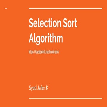 Selection Sortpptx 