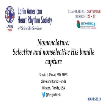 Selective vs nonselective his bundle capture | PPTX