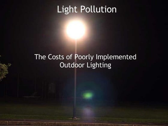 Light pollution | PPTX