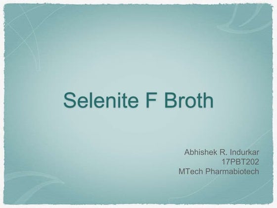 Enterobacteriaceae , Enterobacter and their Biochemical Test | PDF