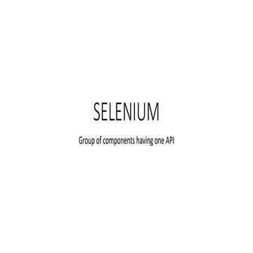 SELENIUM.pptx