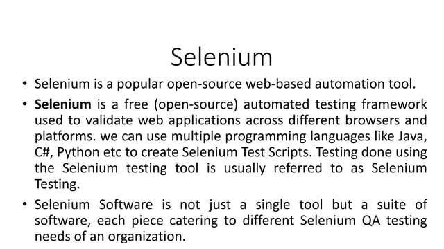 Seleniumpptx