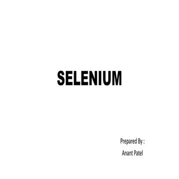 Seleniumpptx 