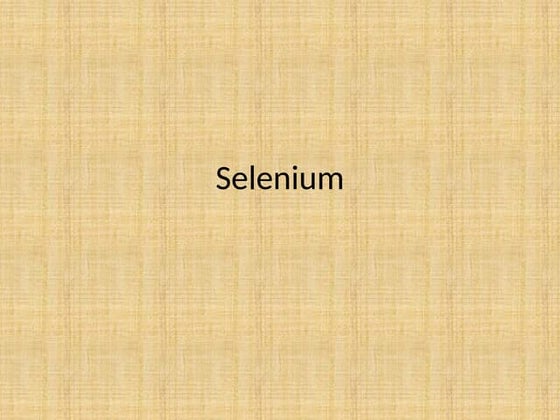 Automation Testing Using Selenium Ppt 9138