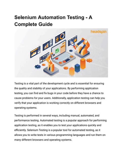 Selenium Automation Testing - A Complete Guide.pdf Selenium Automation Testing - A Complete Guide.pdf