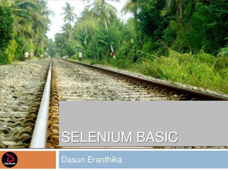 Selenium basic