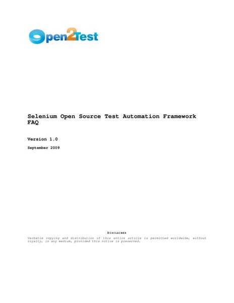 Selenium Interview Questions Pdf
