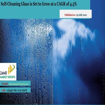Self cleaning glass | PPTX