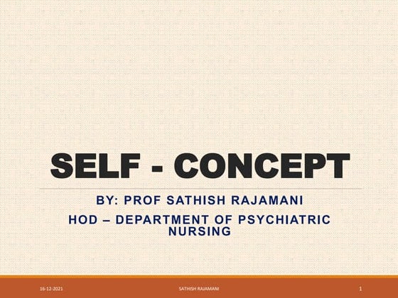 Self concept | PPTX | Family and Relationships