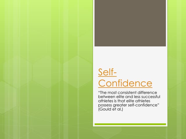 Presentation self esteem | PPTX