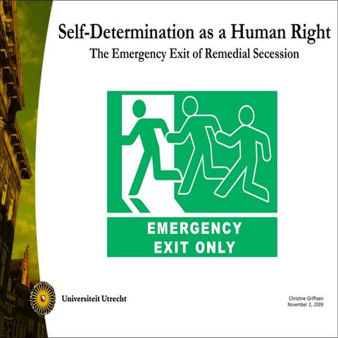 Self Determination as a Human Right | PPT