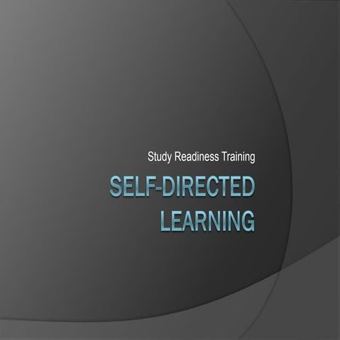 Self directed learning | PPT