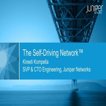 Self-Driving Networks for Service Delivery | PDF