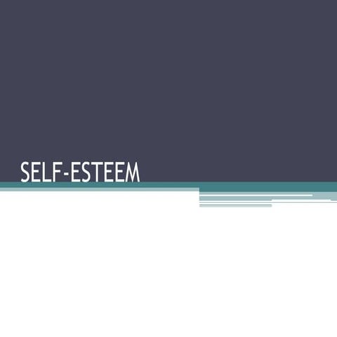 Self Esteem | PPT
