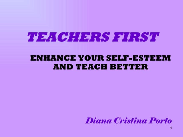 Presentation Self Esteem Pptx 8768