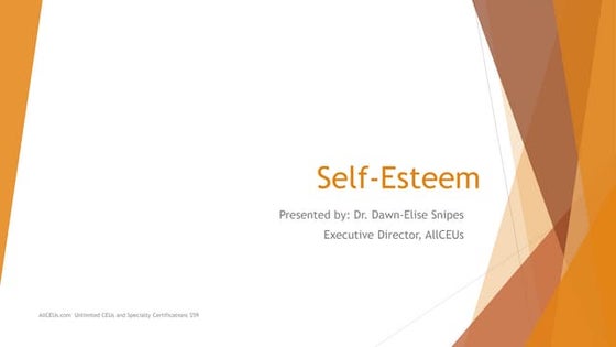 Building Self-esteem and Confidence | PPT