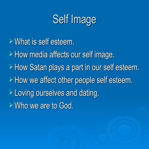 Self Image | PPT