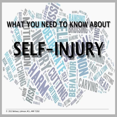 Self-Injury: What You Need to Know | PPT