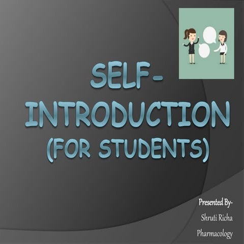 Self introduction | PPT