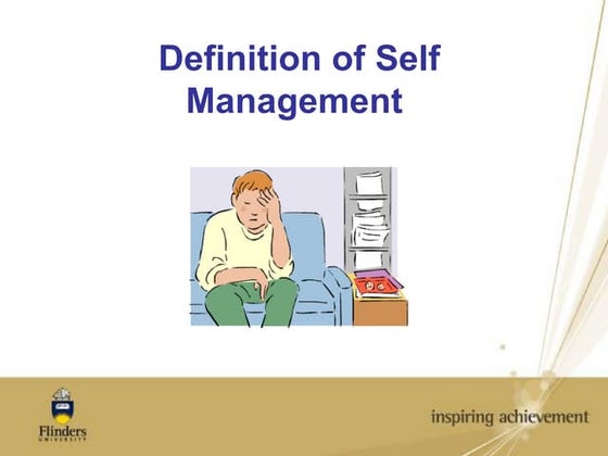 The Flinders Model of chronic condition self-management | PPT