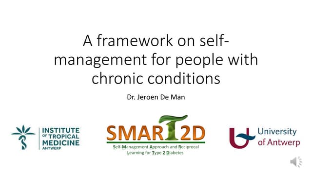 The Flinders Model of chronic condition self-management | PPTX