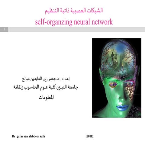 Self organzing neural network | PPT