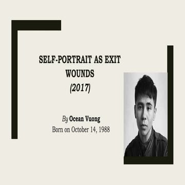 Analysis of Self-Portrait as Exit Wounds.pptx