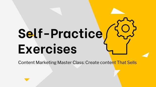 Self-Practice Exercise | PDF