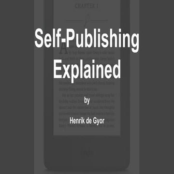 Self publishing explained | PPT