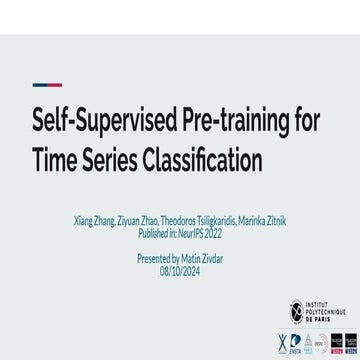 Self-Supervised Pre-training for Time Series Classification.pdf
