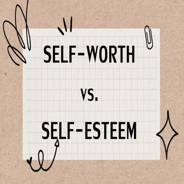 Homeroom Guidance Subject for Grade 11. Lesson: Self-Worth vs. Self ...