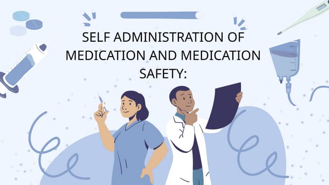 Intro to medication training | PPTX