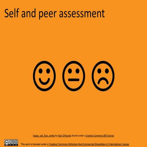Self and peer assessment tool | PPTX