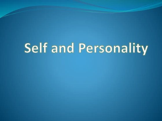 Personality | PPTX