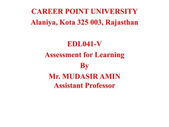 Self-Evaluation | PPT