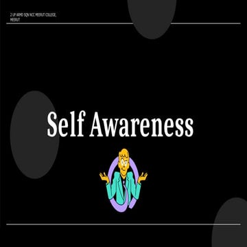 Self Awareness for everyone for self improvement.pptx