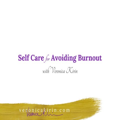 Self Care for Avoiding Burnout | PDF