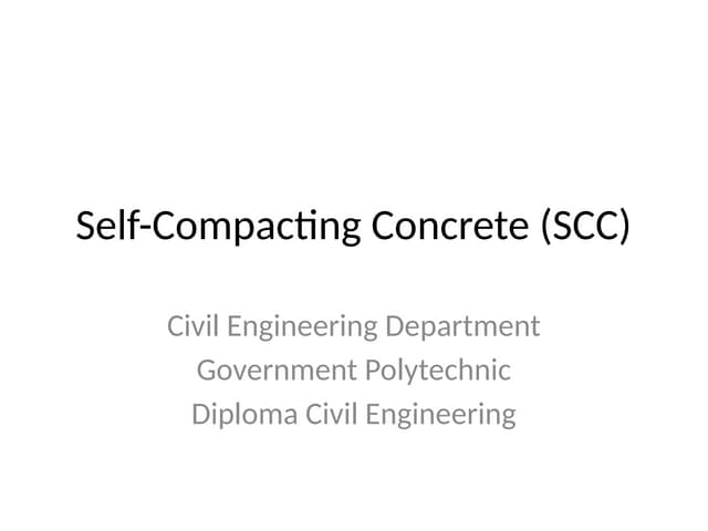 Smart Dynamic Concrete | PPTX