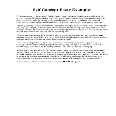 Self Concept Essay Examples.pdf