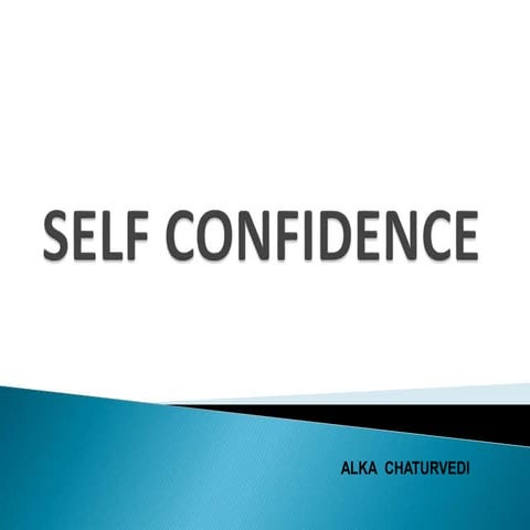 Self confidence | PPTX