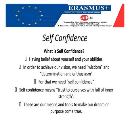 Self Confidence | PPT