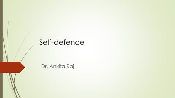 The self defence | PPT