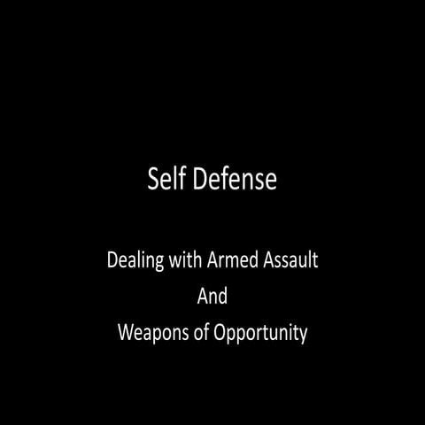 Self defense4 | PPT