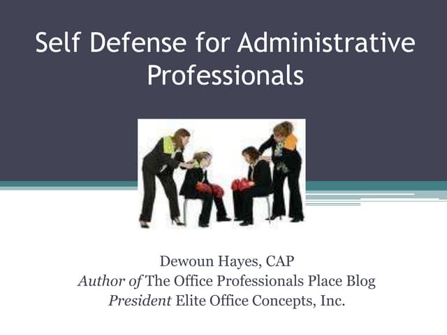Self Defense For Admins | PPT Self Defense For Admins | PPT