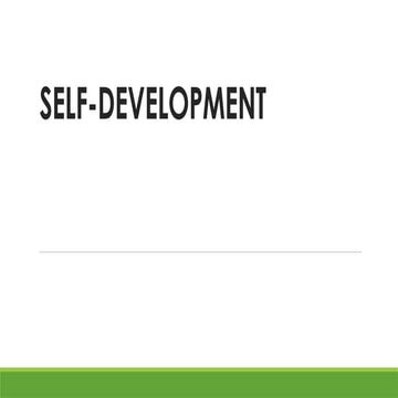 Self Development Lesson 2 Quarter 1 (PPT).pptx
