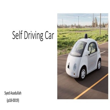Self driving car | PPT