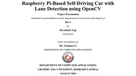 Designing Autonomous Car using OpenCV and Machine Learning | PDF | Driverless Cars | Auto Type