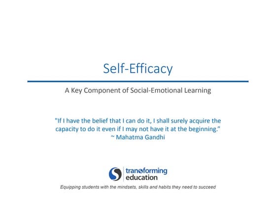 Banduras self-efficacy-theory | PPT